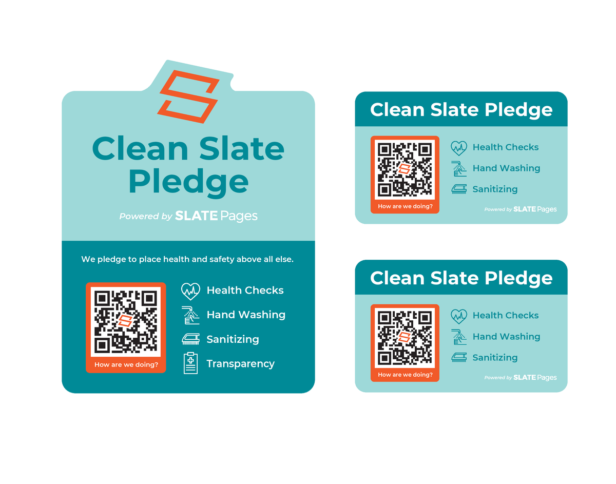 Clean Slate Sticker Package From Slate Pages
